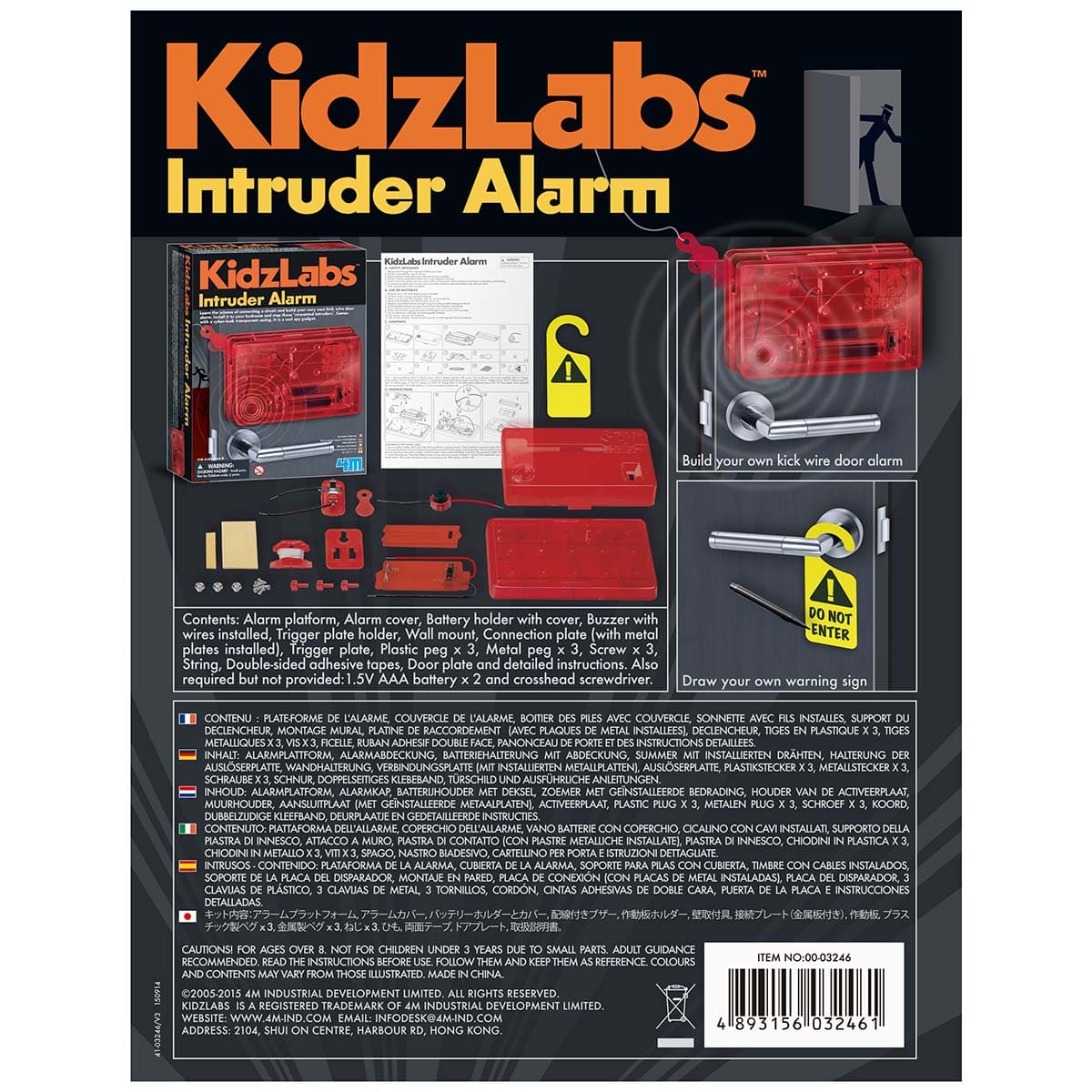4M KidzLabs - Intruder Alarm - Lancashire Toys - Educational Toys ...
