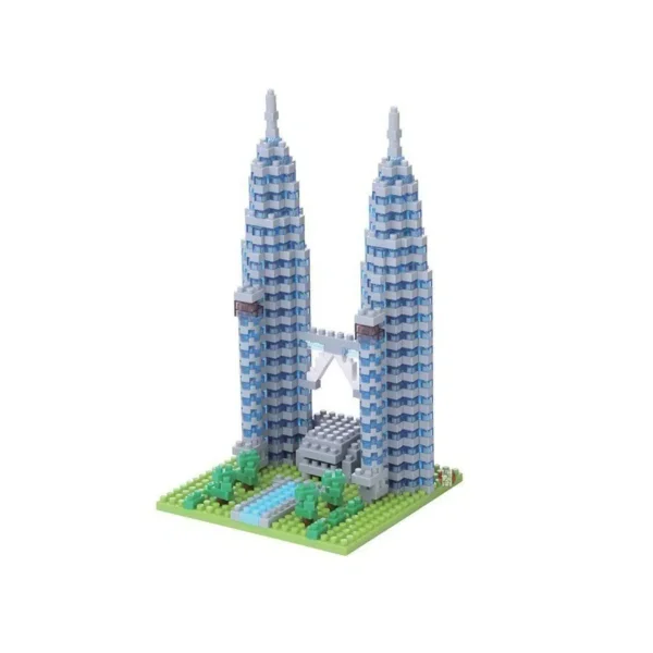 nanoblock NBH-110 PETRONAS TWIN TOWER - Lancashire Toys - Educational ...