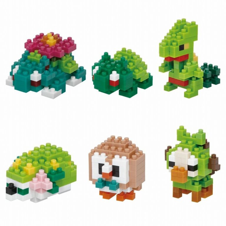 nanoblock NBMC-21S Pokémon Type: GRASS - Lancashire Toys - Educational ...