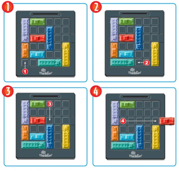 ThinkFun Rush Hour Traffic Jam Logic Game (Refresh) - Lancashire Toys ...