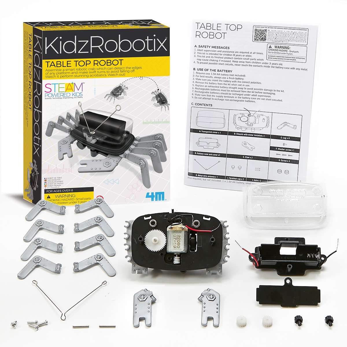 4M KidzRobotix - Table Top Robot - Lancashire Toys - Educational Toys ...