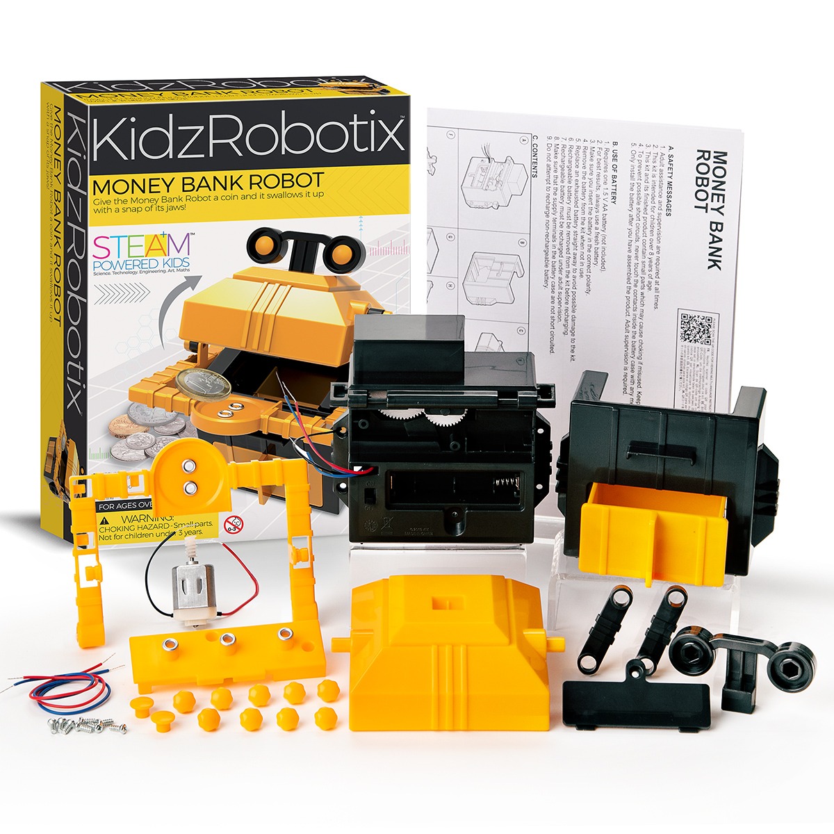 4M KidzRobotix - Money Bank Robot - Lancashire Toys - Educational Toys ...